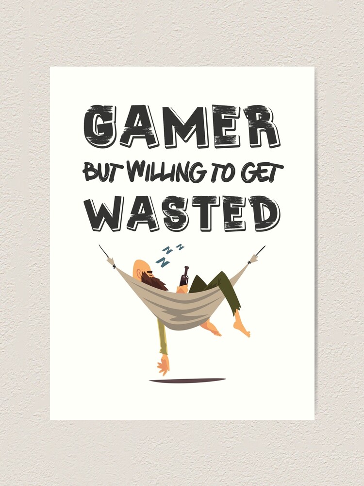 "Gamer but Willing to Get Wasted! Introverting Gaming Drinking Funny ...