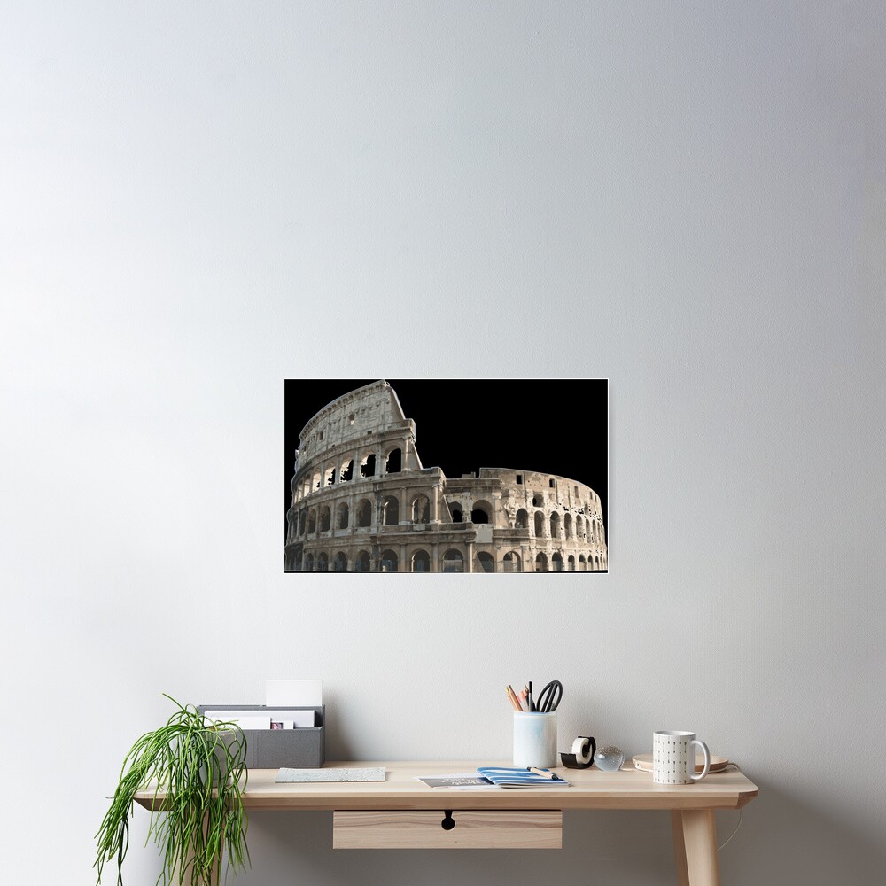 "The Colosseum, Rome, Italy Architecture" Poster for Sale by ...