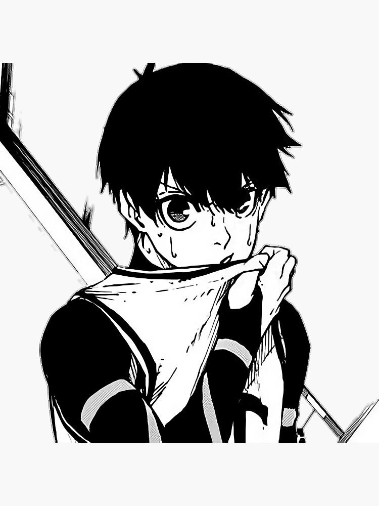 "Yoichi isagi blue lock" Sticker for Sale by zelbypraw | Redbubble