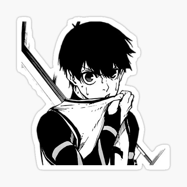 "Yoichi isagi blue lock" Sticker for Sale by zelbypraw | Redbubble