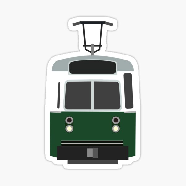 "MBTA Green Line Type 7" Sticker for Sale by stormykara | Redbubble