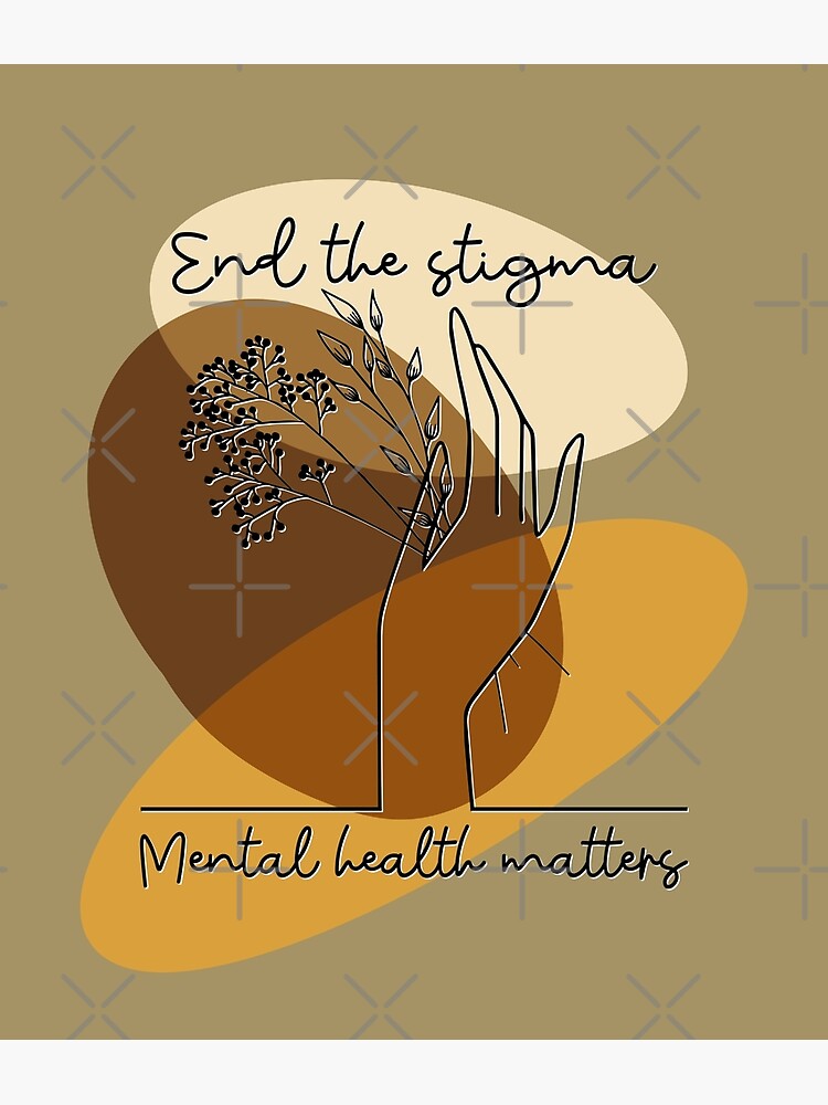 "Mental health matters boho design " Poster for Sale by TipTopTapo ...