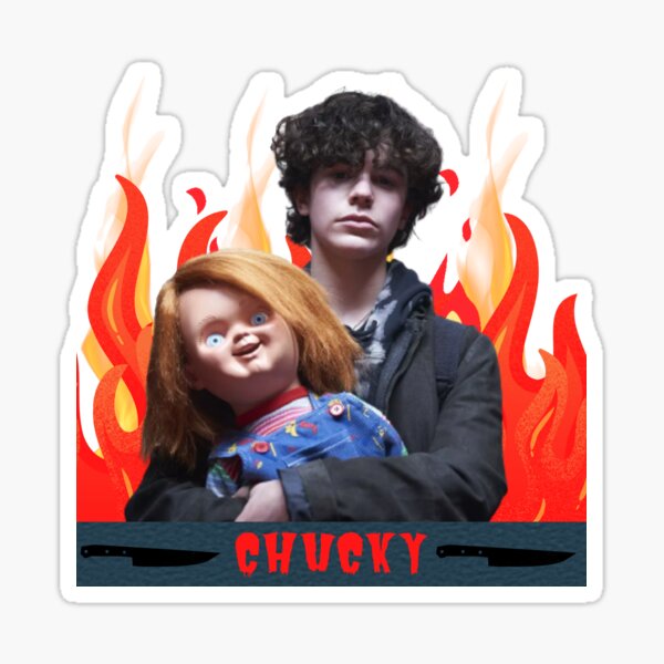 "Chucky" Sticker for Sale by geloveline | Redbubble