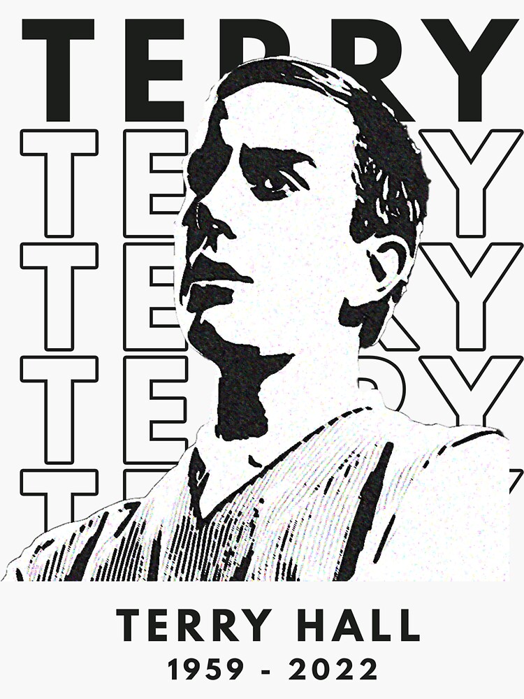 "Terry Hall - Terence Edward Hall" Sticker for Sale by millashadow ...