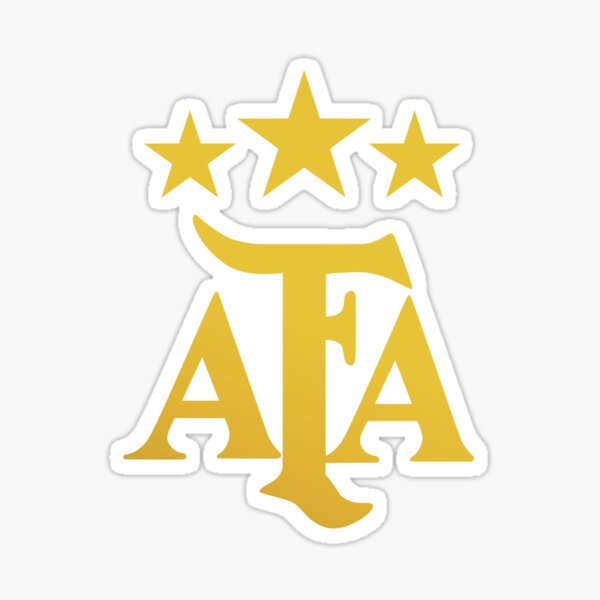 "Argentina World Cup Champion 3 Stars (3 Estrellas) AFA" Sticker for ...