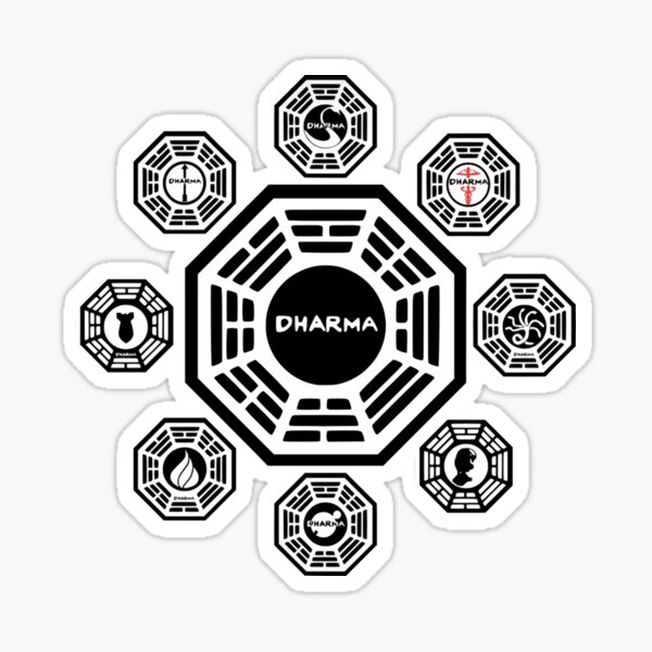 "Dharma Initiative" Sticker for Sale by TheDentedHelmet | Redbubble