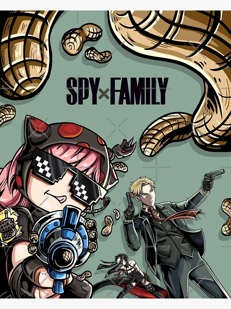"Spy x Family Anya - Peanut Gun" Poster for Sale by Animics | Redbubble