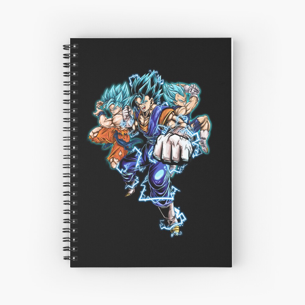 "Vegito SSB x Goku x Vegeta - Fusion" Spiral Notebook for Sale by ...