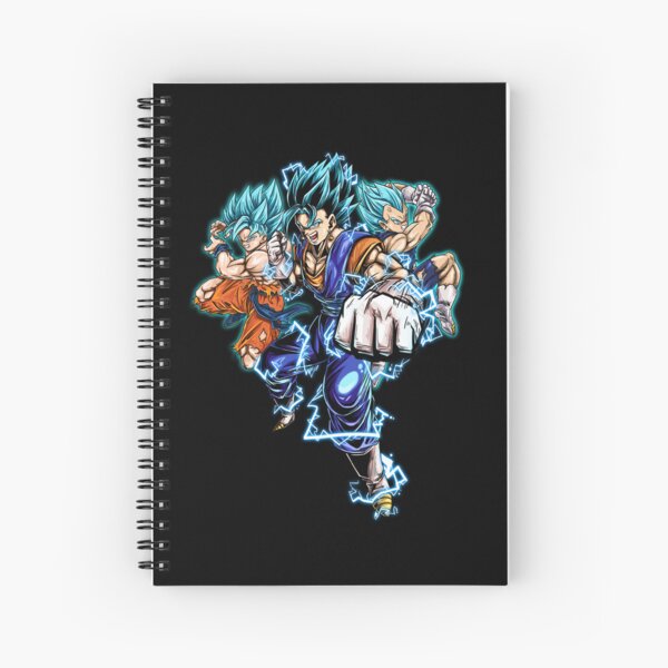 "Vegito SSB x Goku x Vegeta - Fusion" Spiral Notebook for Sale by ...