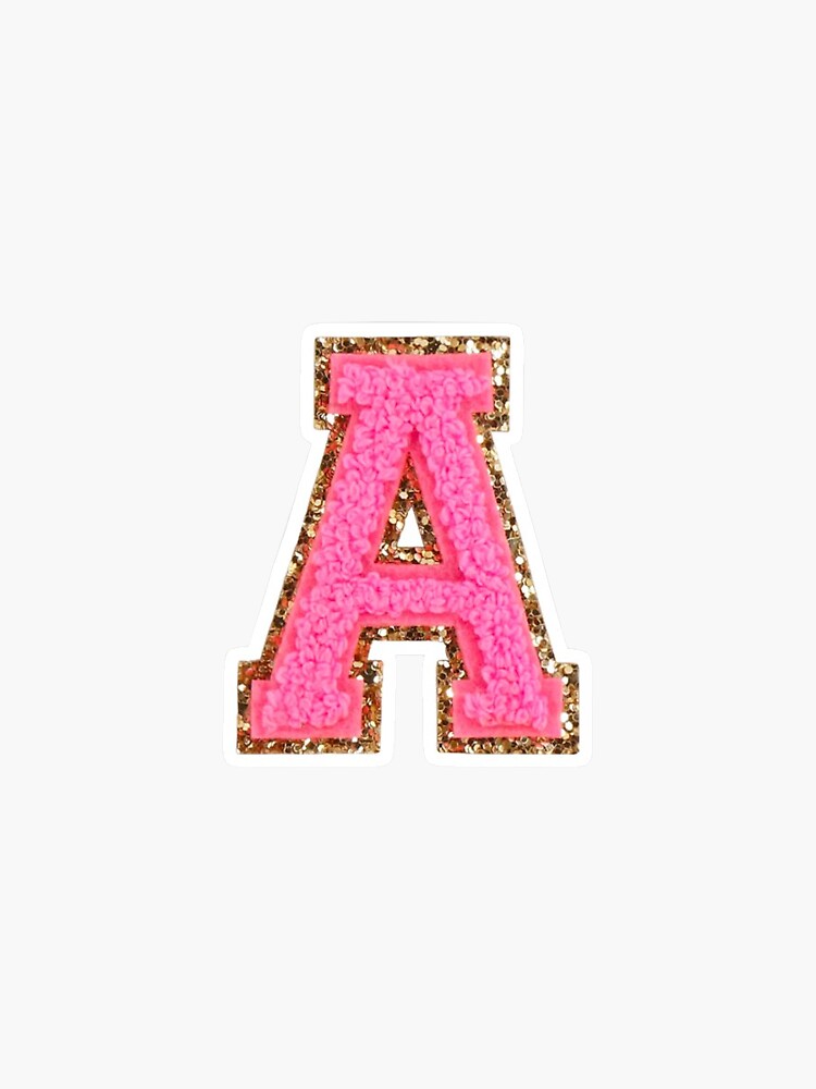 "Preppy Varsity Letter A " Sticker for Sale by DesignsByGQ | Redbubble