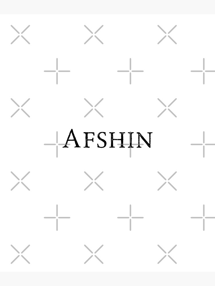 "Afshin - Persian (iranian) name" Poster for Sale by Elbenj | Redbubble