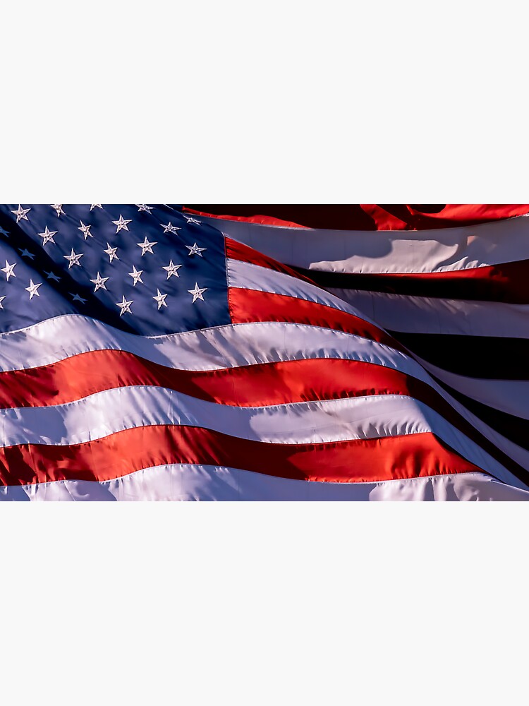 "American Flag in the Wind" Sticker for Sale by jecphotography | Redbubble