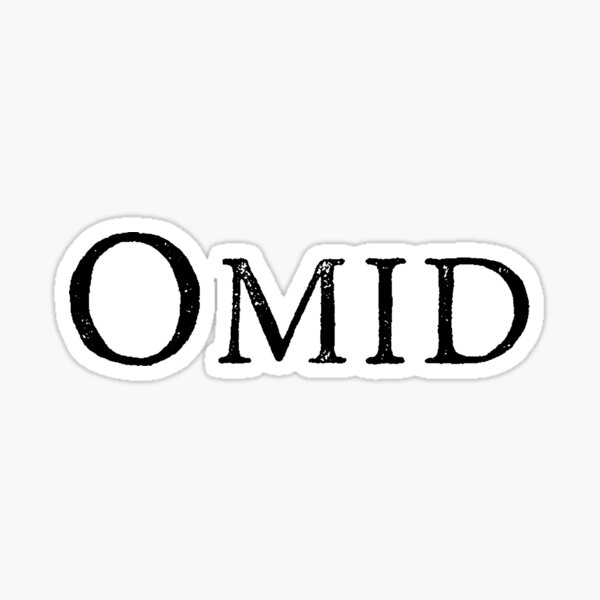"Omid - Persian (iranian) name" Sticker for Sale by Elbenj | Redbubble