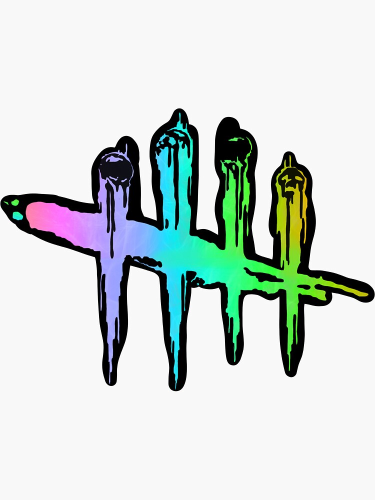 "Dead By Daylight Logo" Sticker for Sale by Mikaylabdesigns | Redbubble