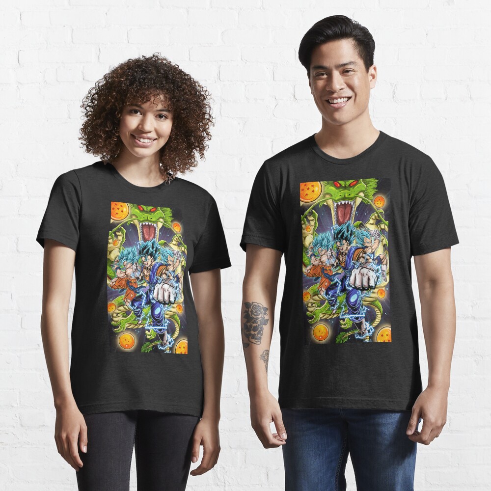"Vegito SSB x Goku x Vegeta x Shenlong" T-shirt for Sale by Animics ...
