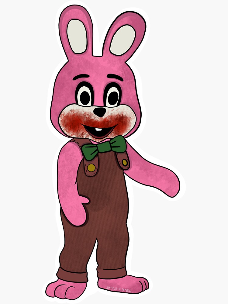 "Legion Bunny" Sticker for Sale by Mikaylabdesigns | Redbubble