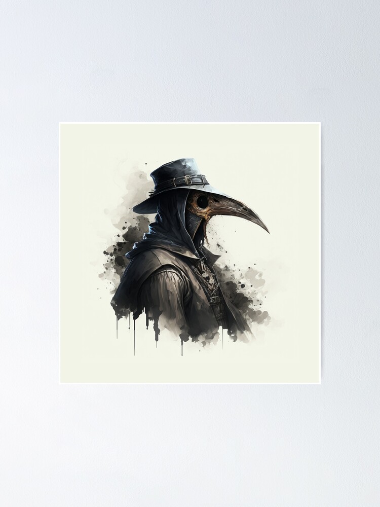 "Plague Doctor" Poster for Sale by RandomReviews | Redbubble