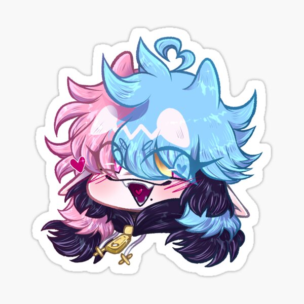 "Heart Eyes (OC)" Sticker for Sale by blehs-art-hell | Redbubble