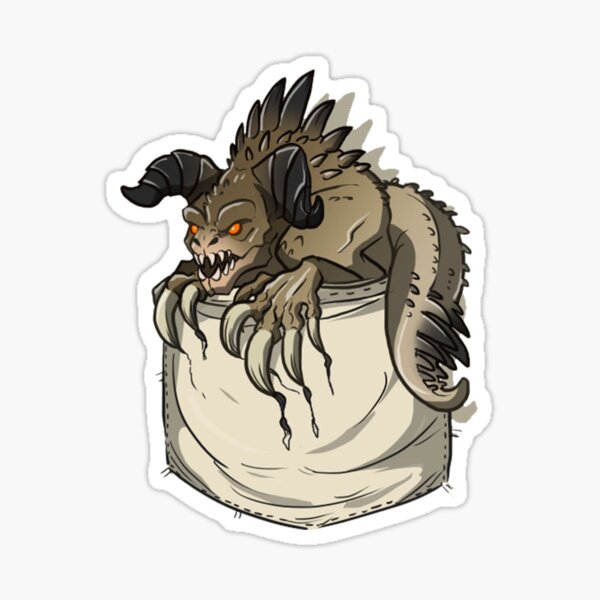 Fallout 4 Deathclaw Stickers | Redbubble