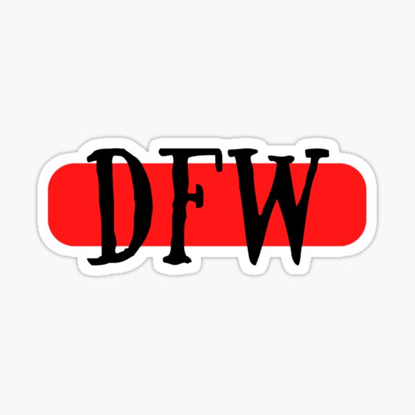"DFW- Dallas Fort Worth international airport " Sticker for Sale by ...