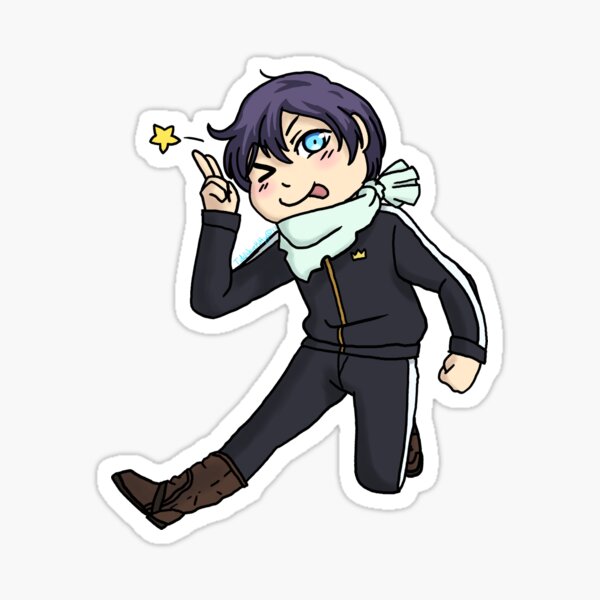 "Chibi Yato - Noragami" Sticker by TidalWaveKitty | Redbubble