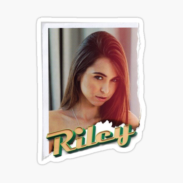 "riley reid" Sticker for Sale by Neonkerely | Redbubble