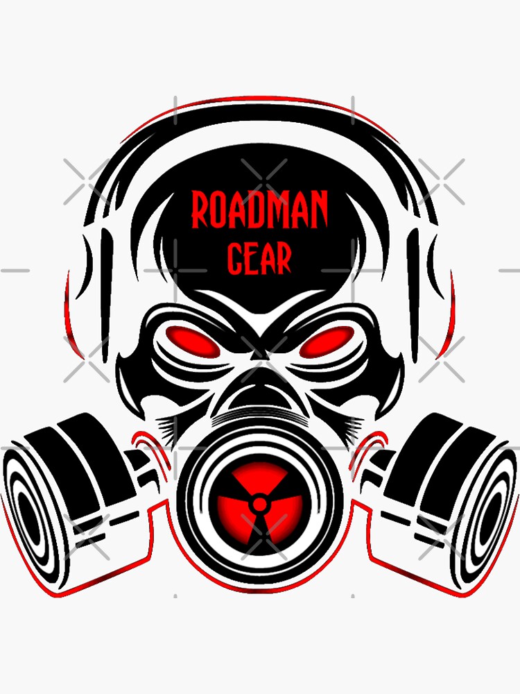"ROADMAN GEAR" Sticker for Sale by JASCKSHIRTS | Redbubble