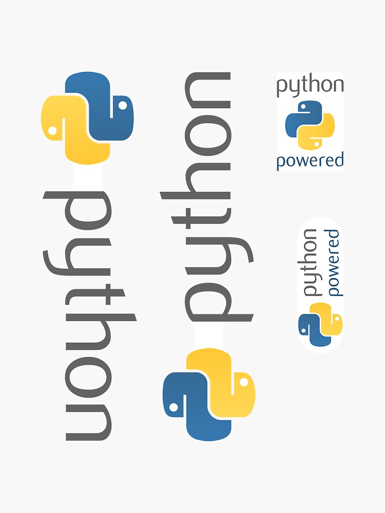 "Python Mix" Sticker for Sale by codesticker | Redbubble
