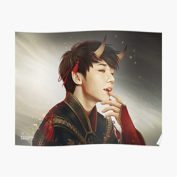 "Demon Gyu" Poster for Sale by nikittysan | Redbubble