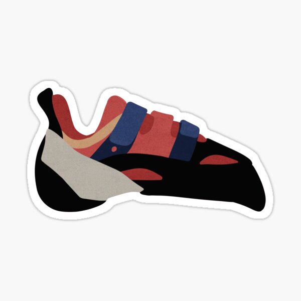 "Pink Climbing Shoe" Sticker for Sale by kguerin97 | Redbubble