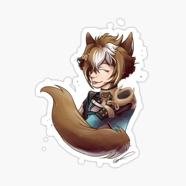 "Gorou Genshin Impact" Sticker for Sale by souptimme | Redbubble