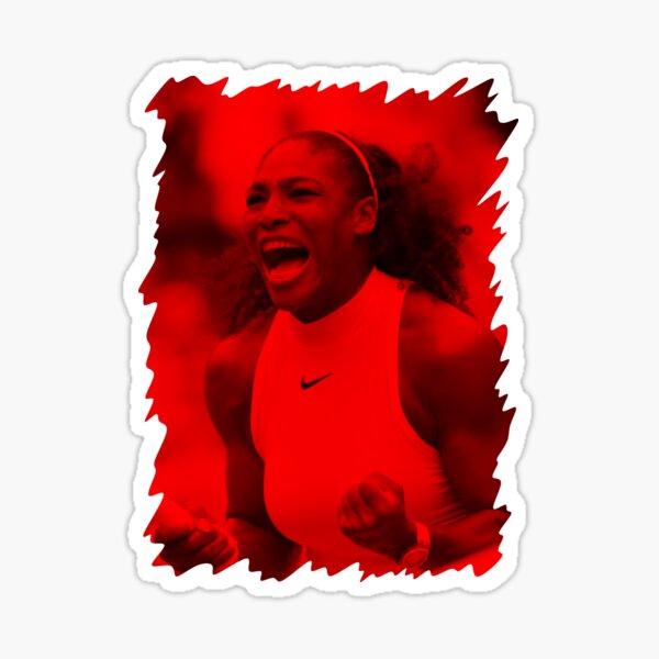 "Serena Williams - Celebrity" Sticker for Sale by Powerofwordss | Redbubble