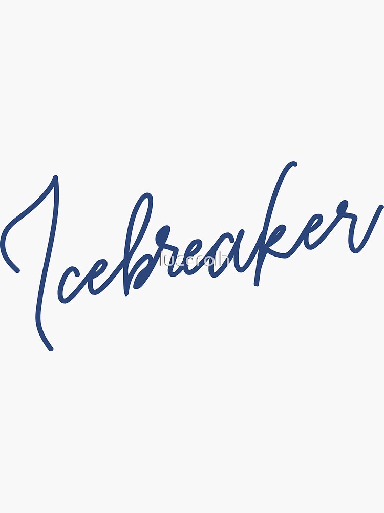 "Icebreaker Title Book by Hannah Grace" Sticker for Sale by lucerolh ...