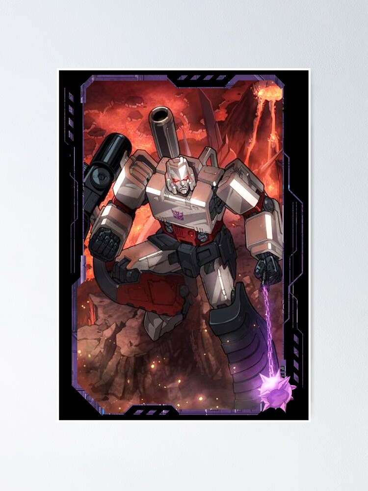 "Battle Ready Megatron" Poster for Sale by posterrifiq | Redbubble