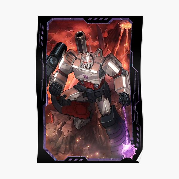 "Battle Ready Megatron" Poster for Sale by posterrifiq | Redbubble