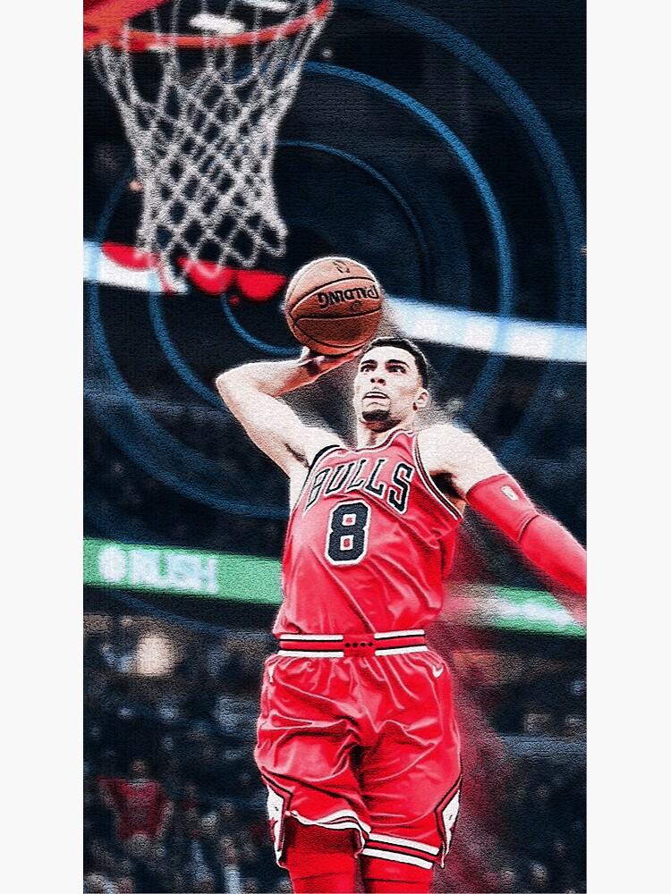 "Zach LaVine Zach LaVine Zach LaVine 1 (8)" Sticker for Sale by sherkshimekg | Redbubble