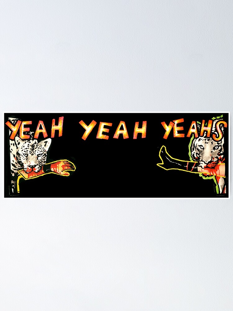 "Yeah Yeah Yeahs Logo" Poster for Sale by whilhedal | Redbubble