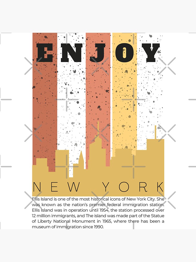"Enjoy New York" Sticker for Sale by Ghanshyam03 | Redbubble