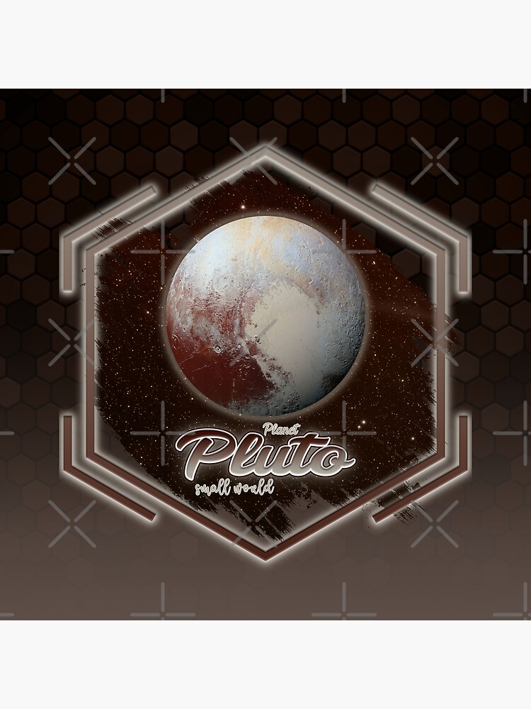 Planet Pluto Artwork for Astronomy Lovers Premium Matte Vertical Poster sold by Carlos Alvarez ...