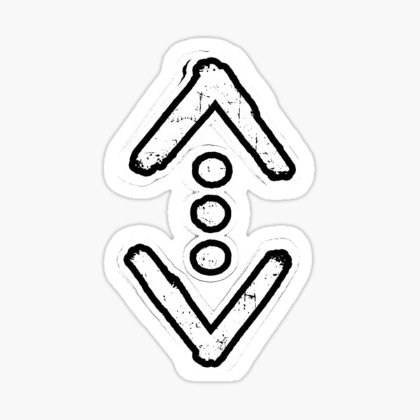 "The Pit Cukur Symbol Tattoo, CUKUR " Sticker for Sale by ...