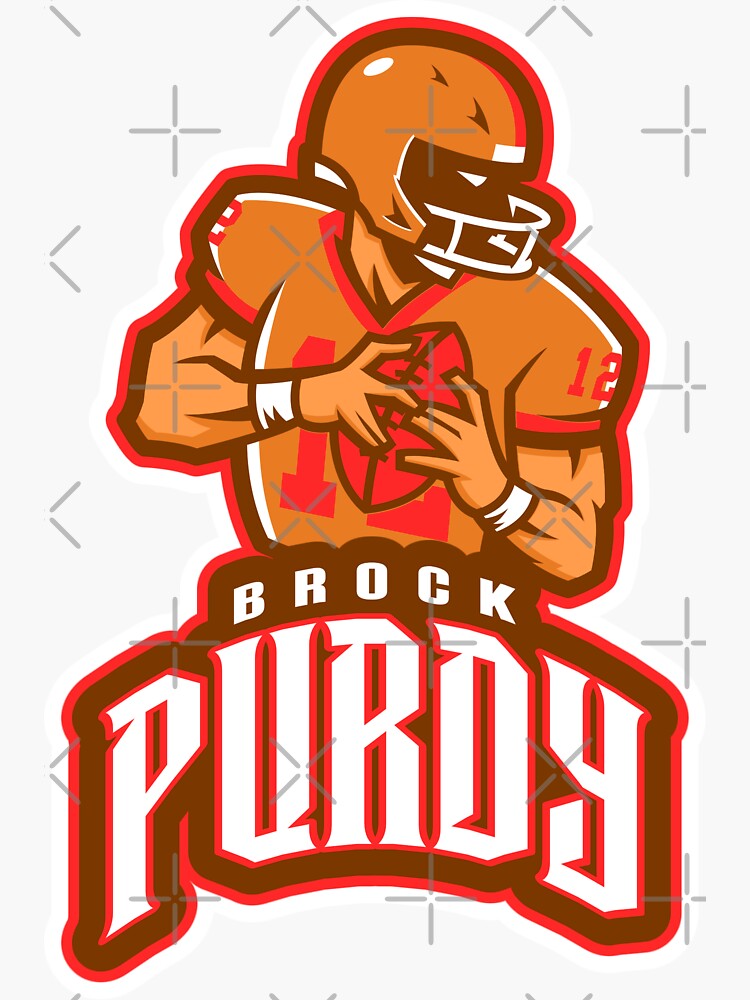 "Brock Purdy" Sticker for Sale by gitaagustina64 | Redbubble
