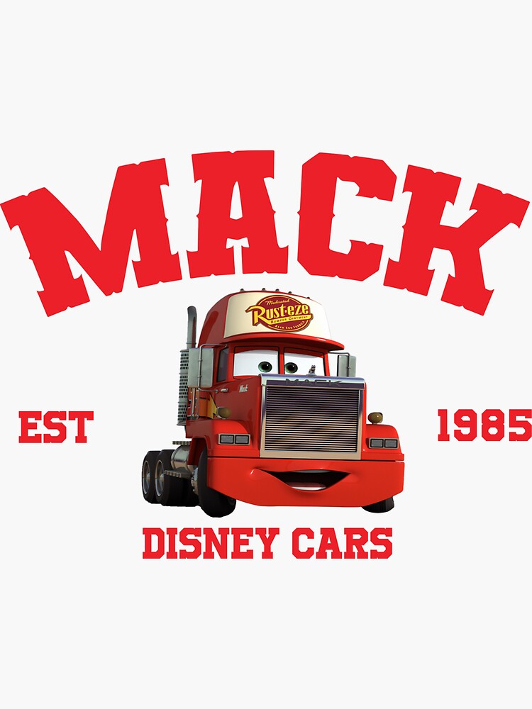 "Mack Est 1985" Sticker for Sale by AprilBerlin99 | Redbubble