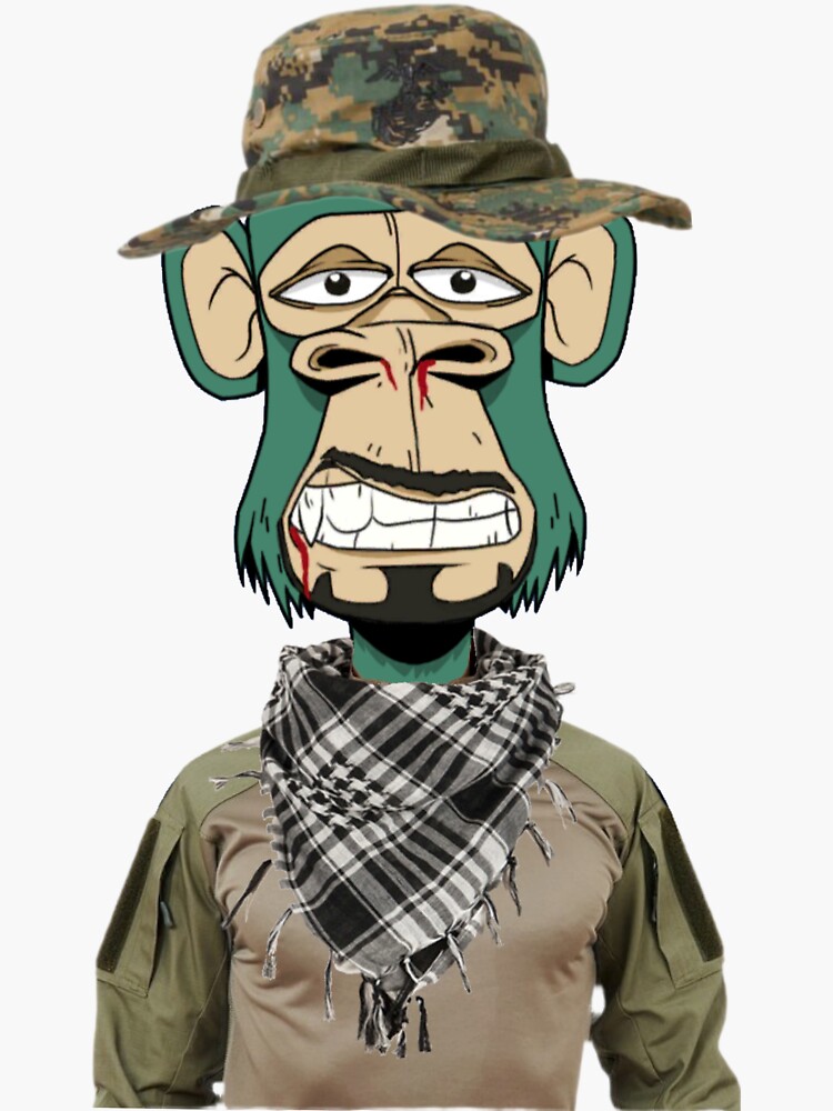 "Tactical monkey " Sticker for Sale by TacMonkey | Redbubble