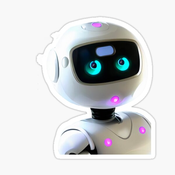 "Robot" Sticker for Sale by capricedefille | Redbubble
