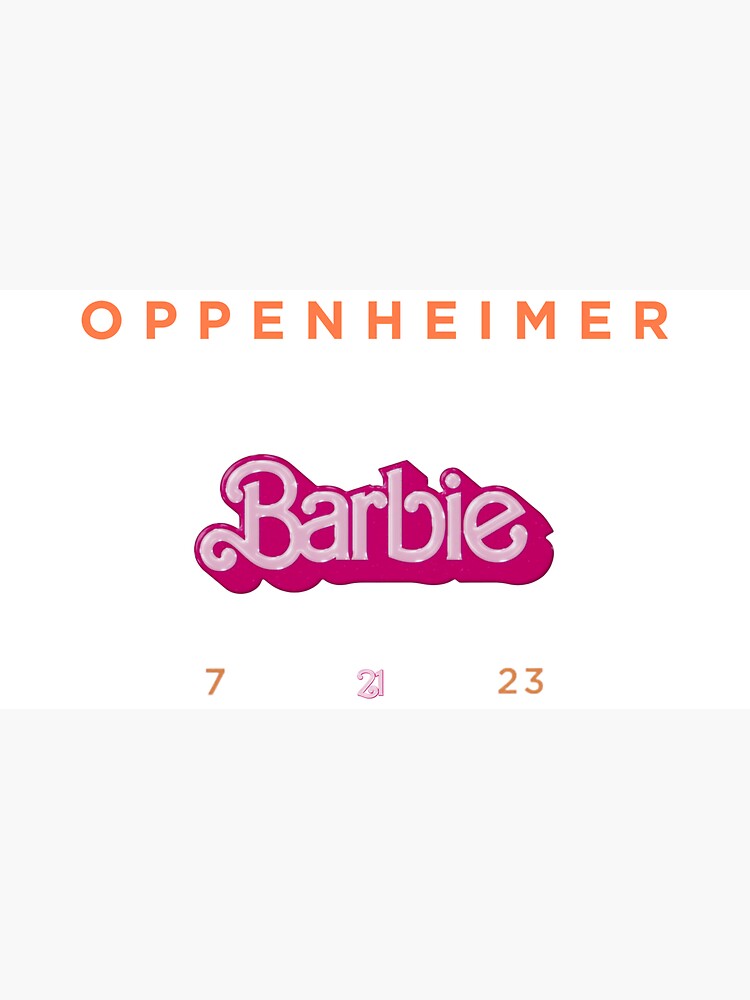 Oppenheimer X Barbie Cap