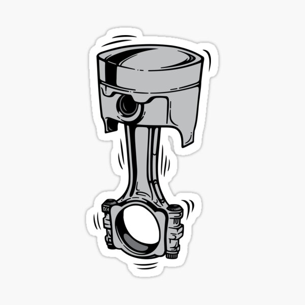 Piston Stickers | Redbubble