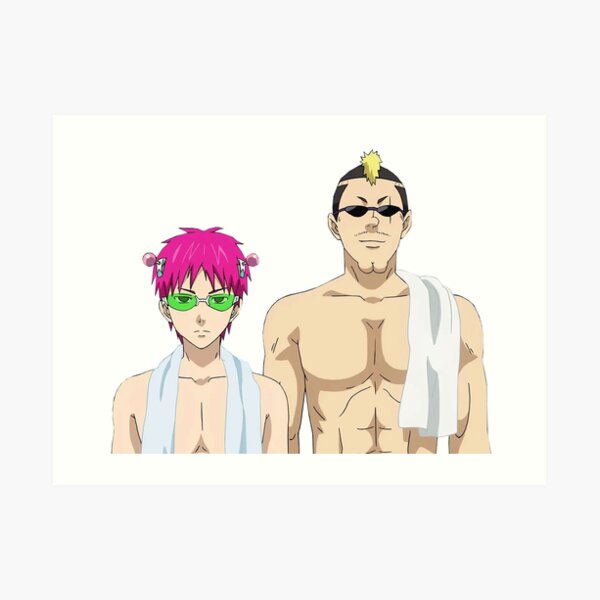"Kusuo Saiki and Riki Nendou (The Disastrous Life of Saiki K.)" Art ...