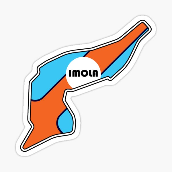 "Imola" Sticker for Sale by 7ldo | Redbubble