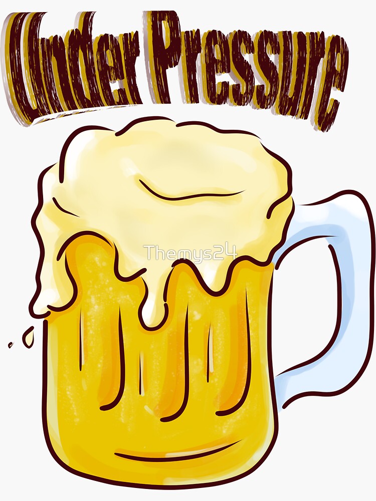 "Under Pressure" Sticker for Sale by Themys24 | Redbubble