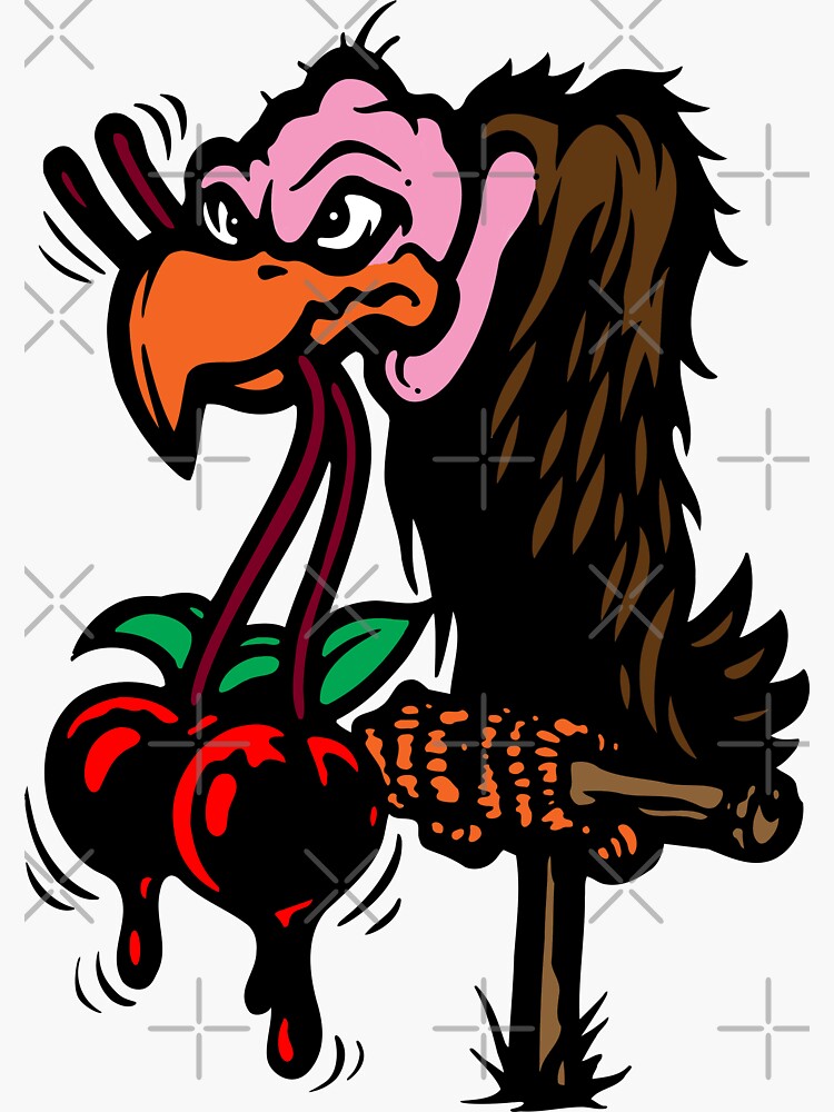 "Buzzard" Sticker for Sale by ItsMeRuva | Redbubble